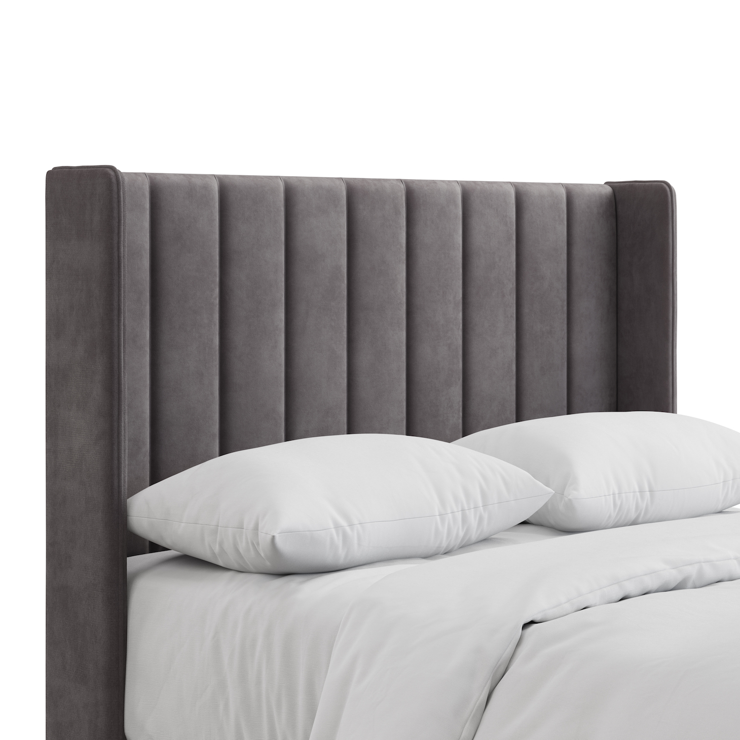 Hatton Wing Floor Standing Headboard - Bedworld