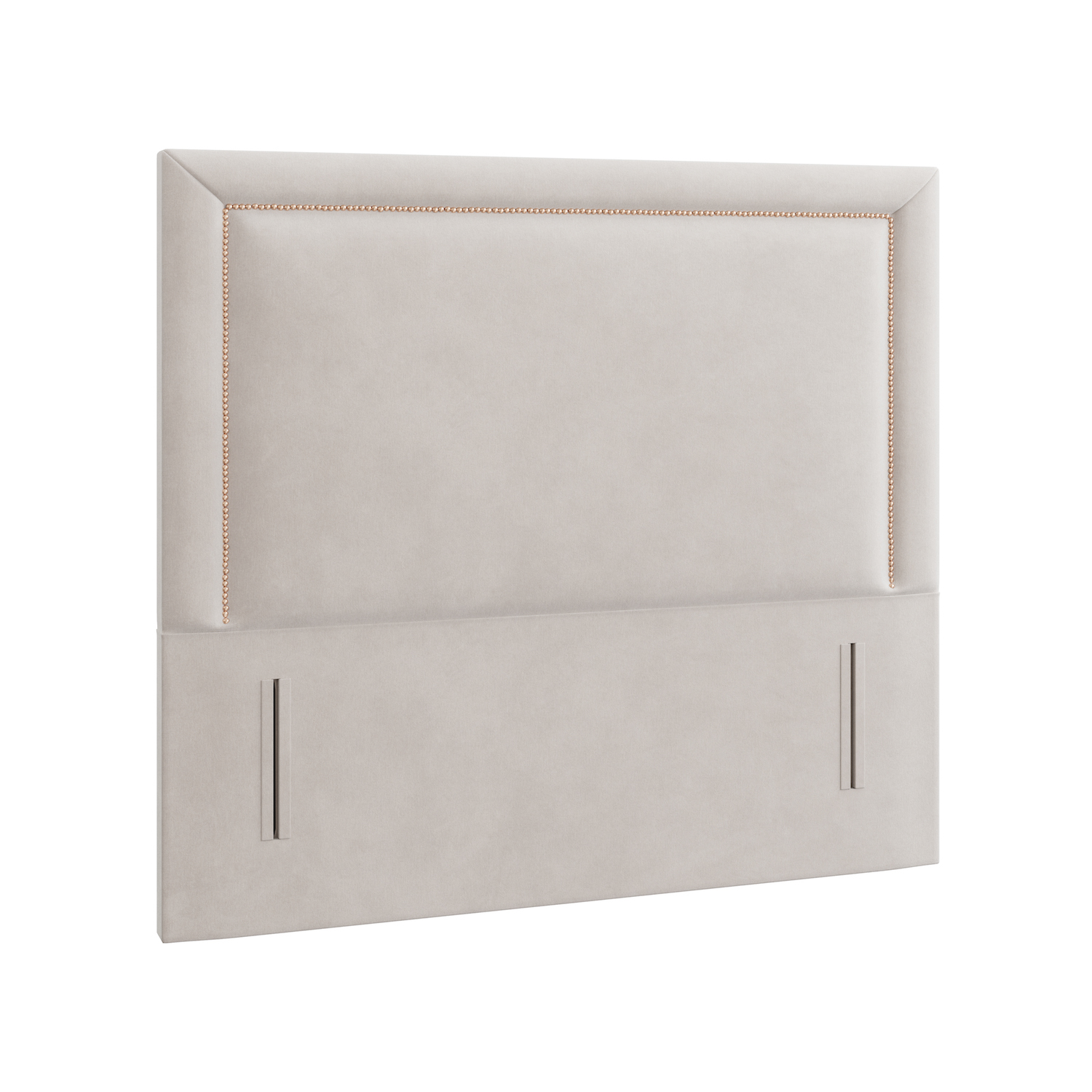 Grace Floor Standing Headboard With Copper Studs - Bedworld