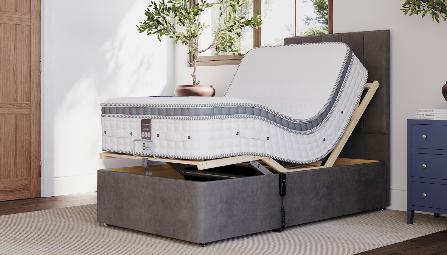 CoolSleep 4000 Pocket Spring Electric Adjustable Bed - Bedworld