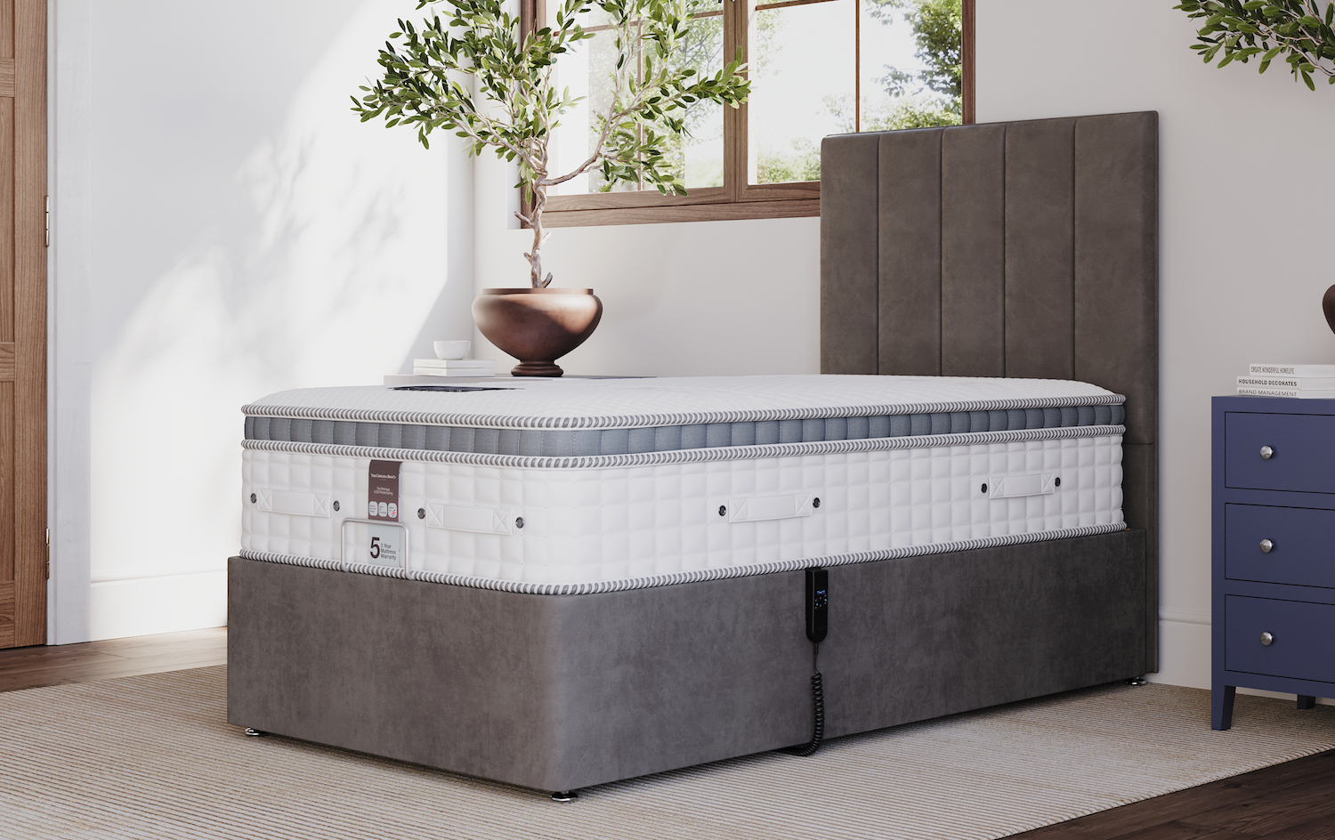 CoolSleep 4000 Pocket Spring Electric Adjustable Bed - Bedworld