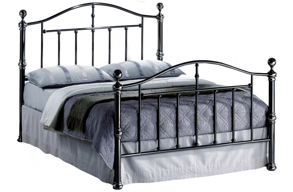 Birlea Victoria Black Nickel Bed Frame - Bedworld